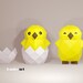 Cute Little Chick, Chick, Papercraft Chicken, 3D Animal, Home Decor ...