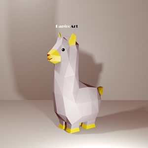 CUTE ALPACA, Lama Pdf, Llama, Papercraft, 3D, DIY - Etsy Canada