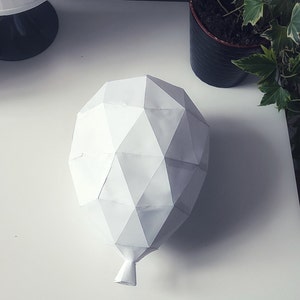 Ballon Papercraft, PDF, SVG, Ball 3D, DIY, Ballons - Etsy