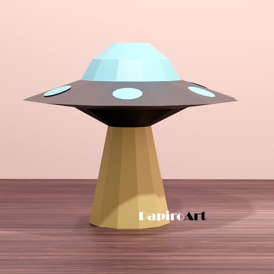 Flying Saucer Ufo Paper Papercraft UFO 3D Fluing Saucer - Etsy