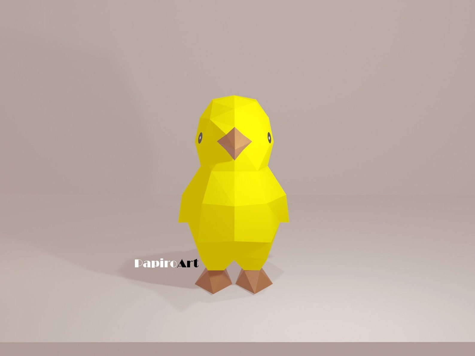 Chick, Chicken, Papercraft Chicken, 3D Animal, Home Decor, DIY Chick ...