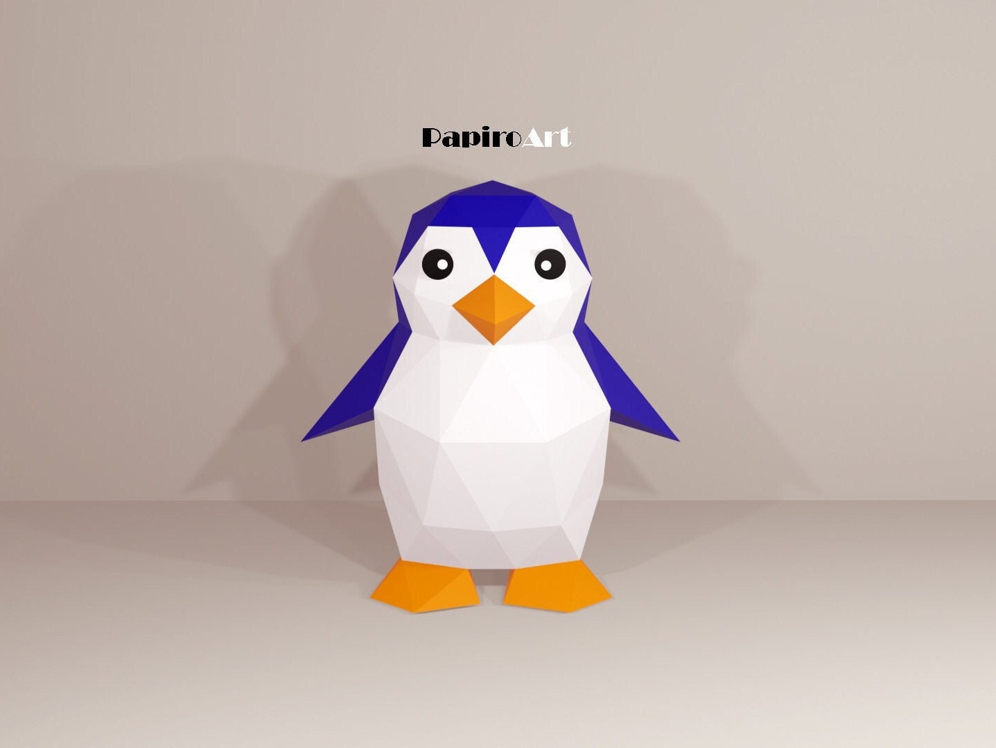 CUTE Penguin, Papercraft Penguin, 3D Animal, Home Decor, DIY Penguin ...