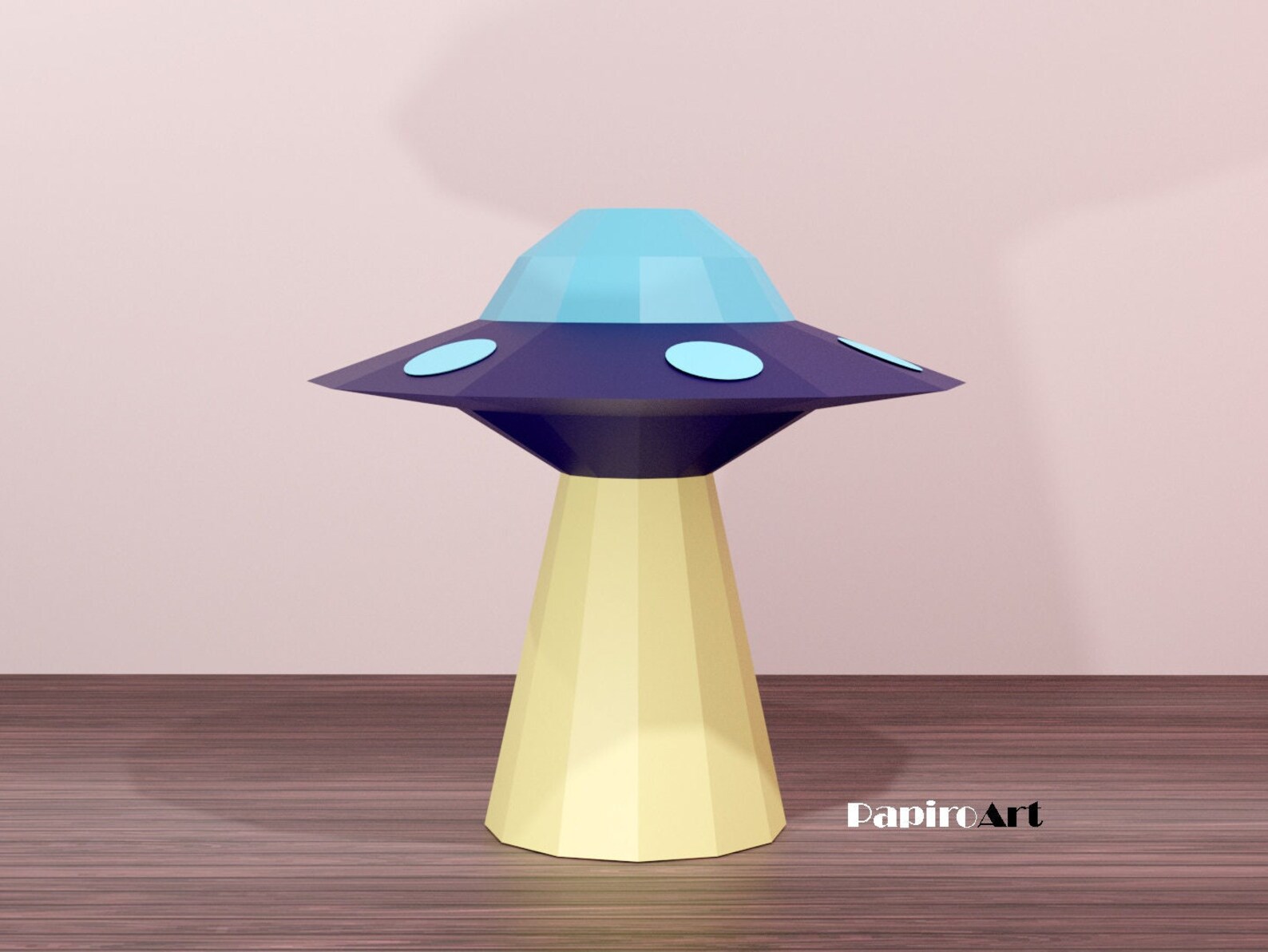 Flying Saucer Ufo Paper Papercraft UFO 3D Fluing Saucer - Etsy