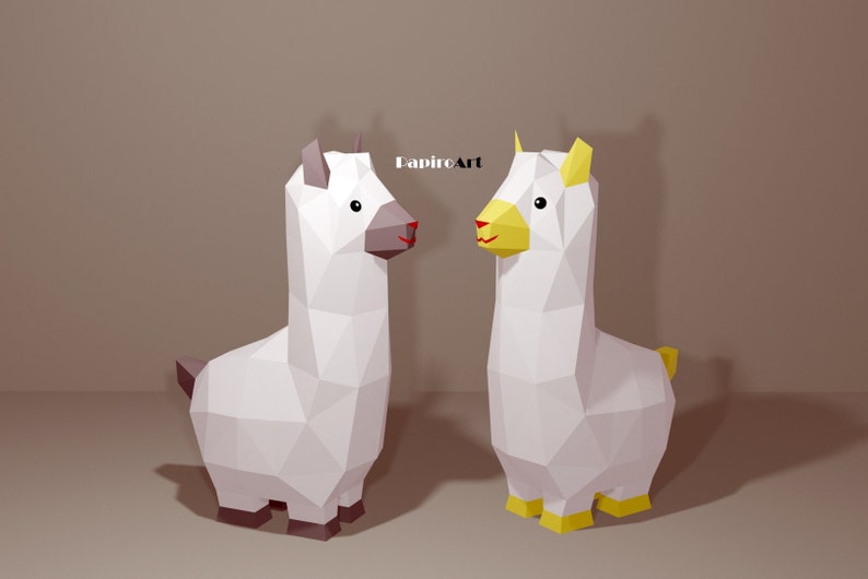 CUTE ALPACA, Lama Pdf, Llama, Papercraft, 3D, DIY - Etsy Canada