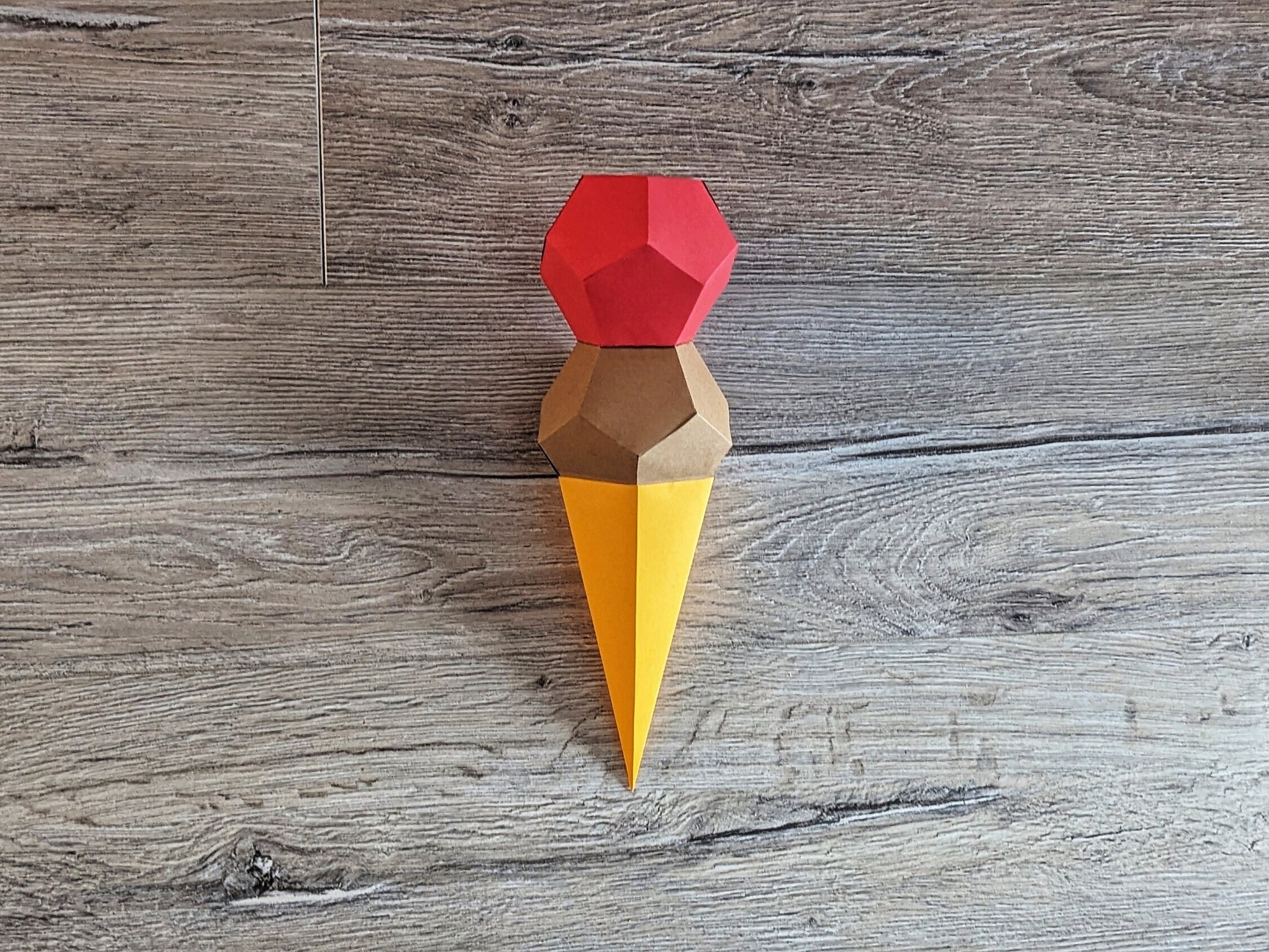 Ice Cream Papercraft - Etsy
