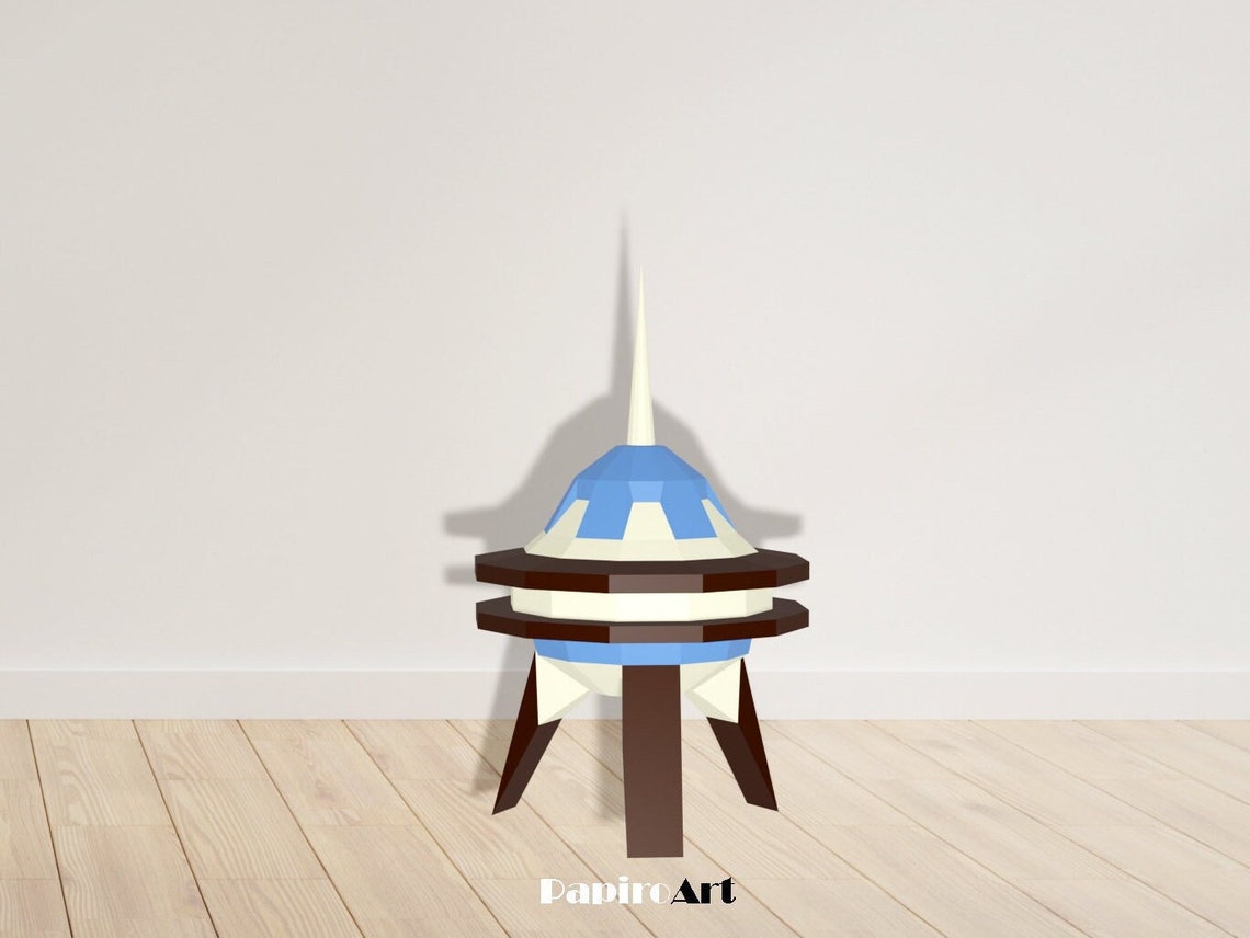 Flying Saucer Papercraft UFO 3D Fluing Saucer - Etsy