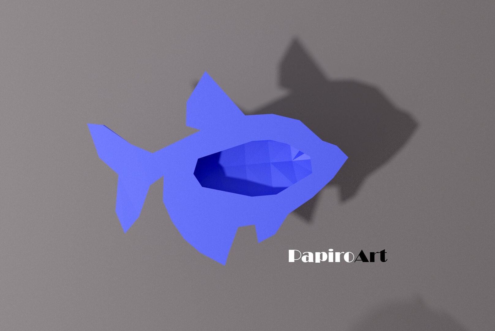 Fish Papercraft Fish on the Wall 2 Size Goldfish 3d Fish | Etsy