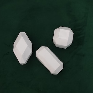 Crystal, Diamonds Papercraft, 3 Types, Diamond, 3D, DIY Brilliant, Gem ...