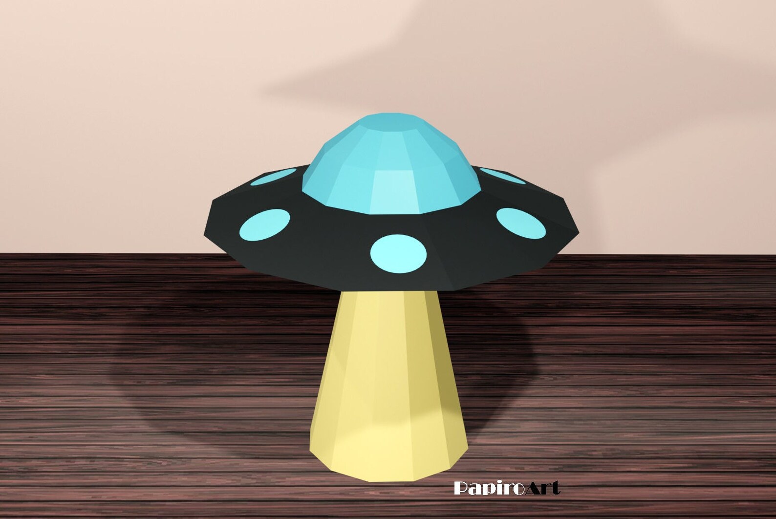 Flying Saucer Ufo Paper Papercraft UFO 3D Fluing Saucer - Etsy