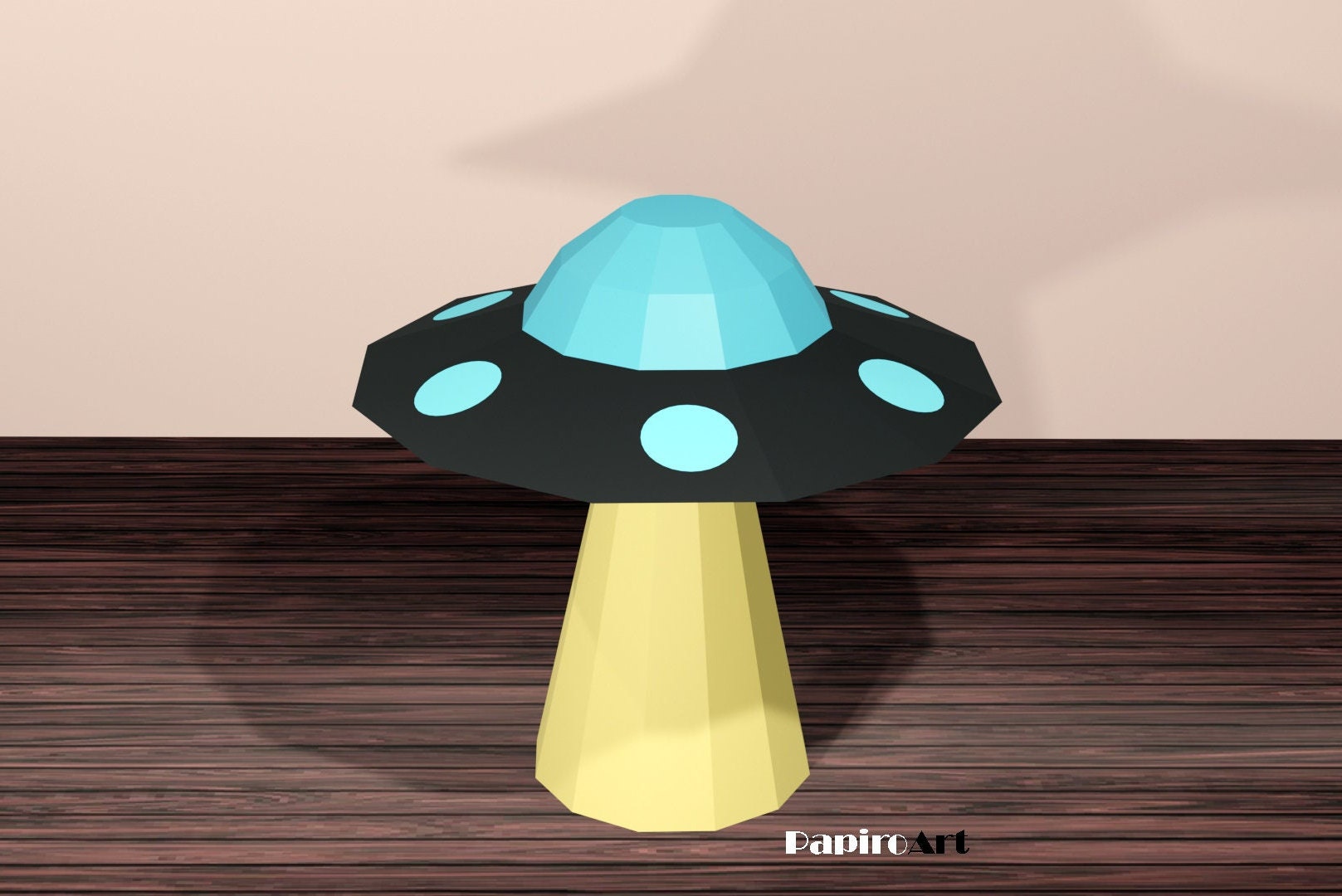 Flying Saucer Ufo Paper Papercraft UFO 3D Fluing Saucer - Etsy