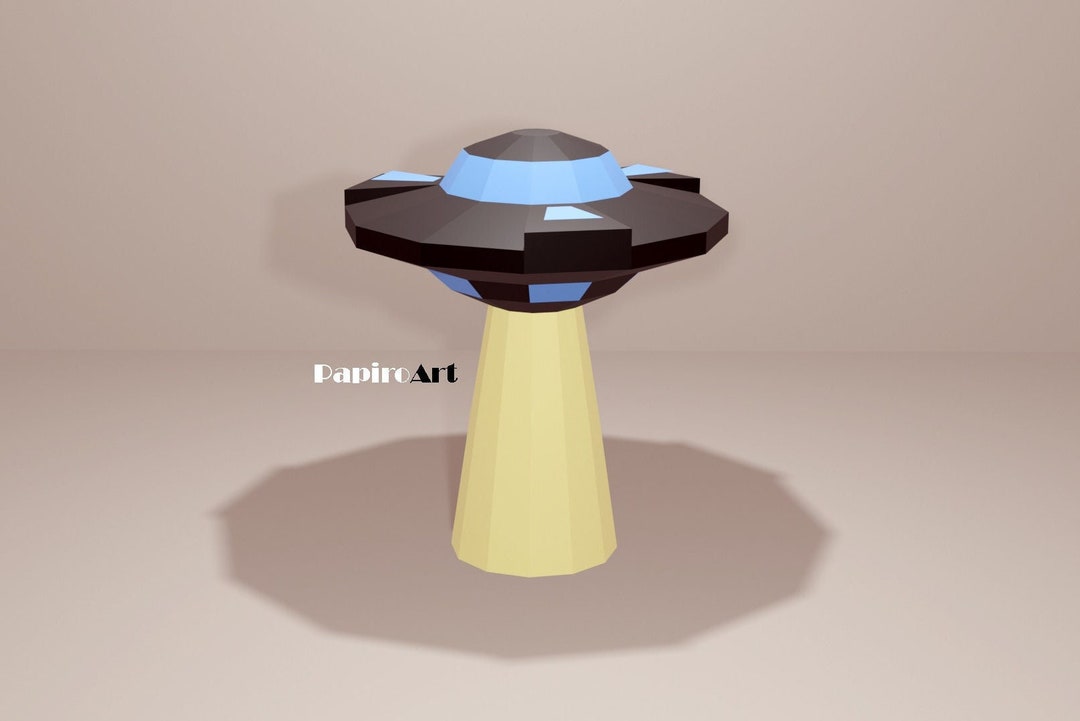 Spaceship, Flying Object, Flying Saucer, Papercraft UFO, 3D Fluing ...
