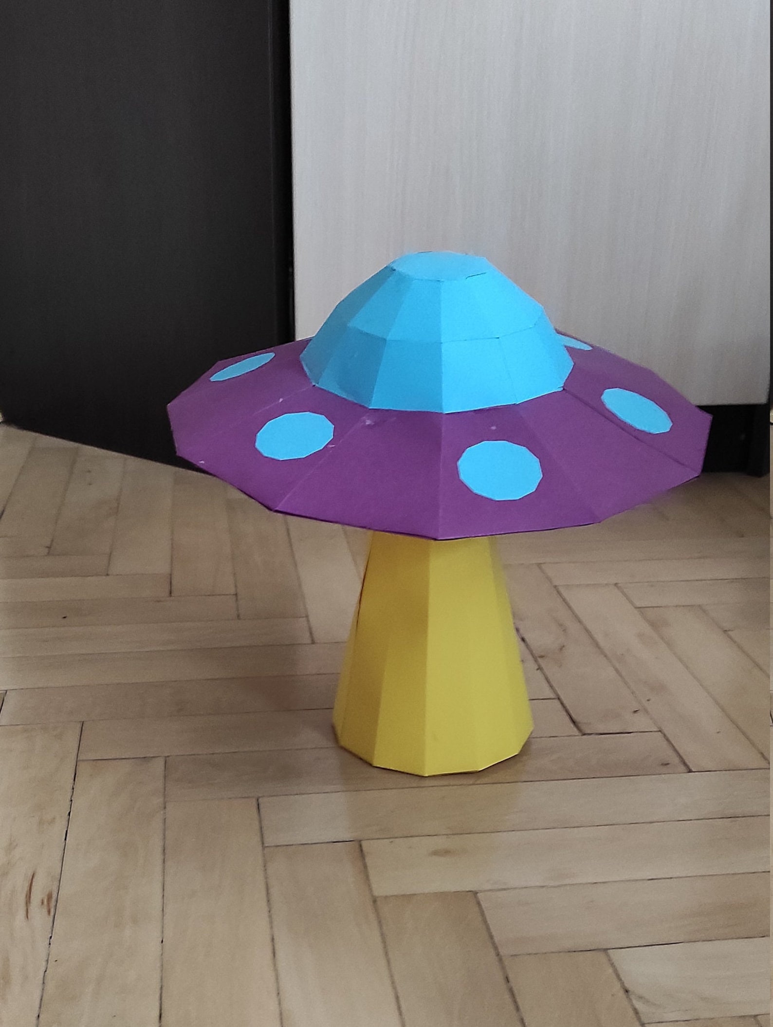 Flying Saucer Ufo Paper Papercraft UFO 3D Fluing Saucer - Etsy