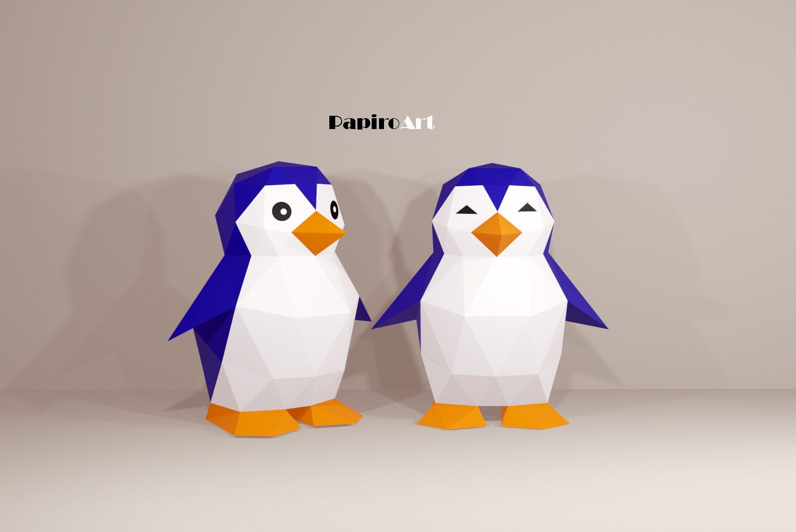 CUTE Penguin, Papercraft Penguin, 3D Animal, Home Decor, DIY Penguin ...