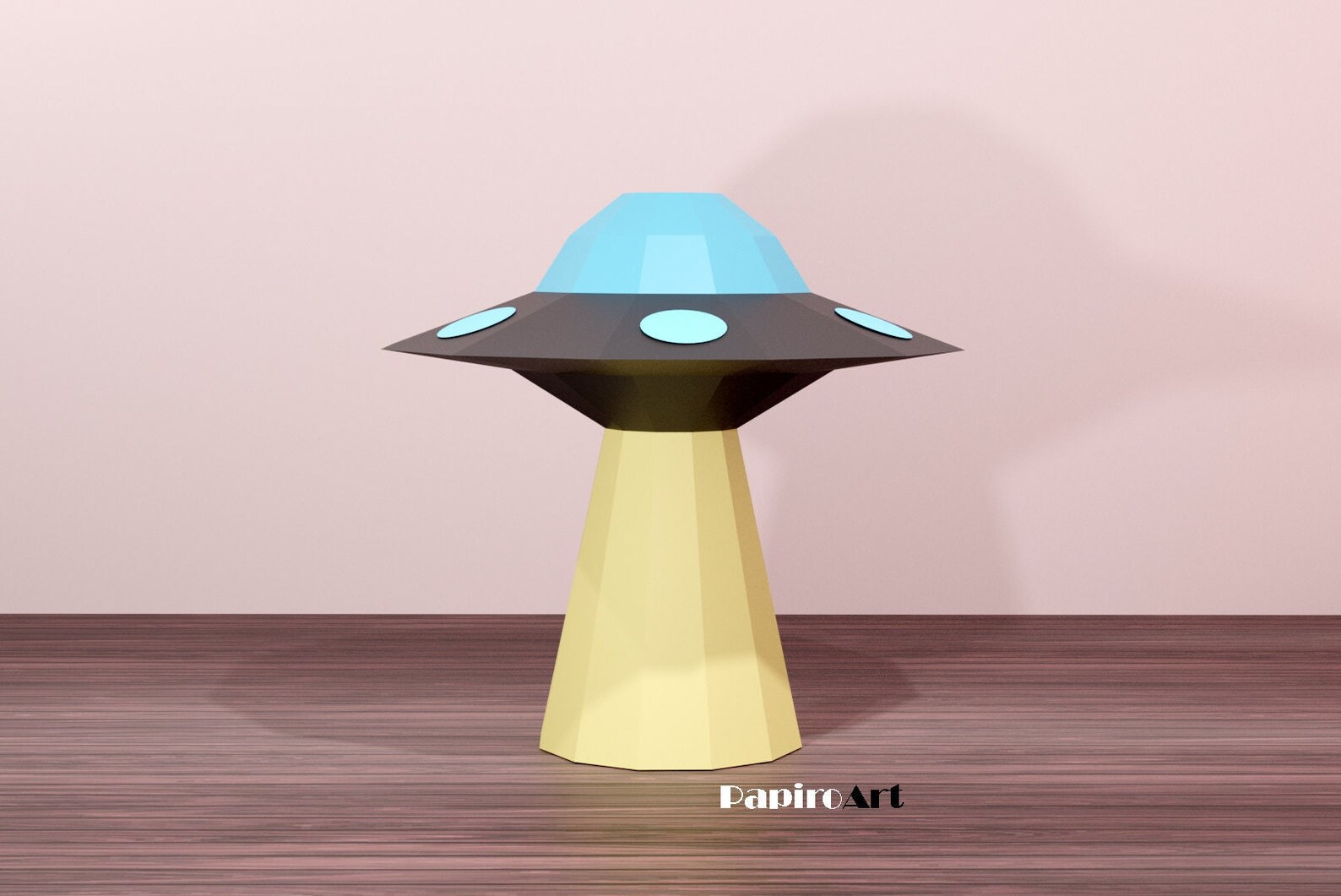 Flying Saucer Ufo Paper Papercraft UFO 3D Fluing Saucer - Etsy