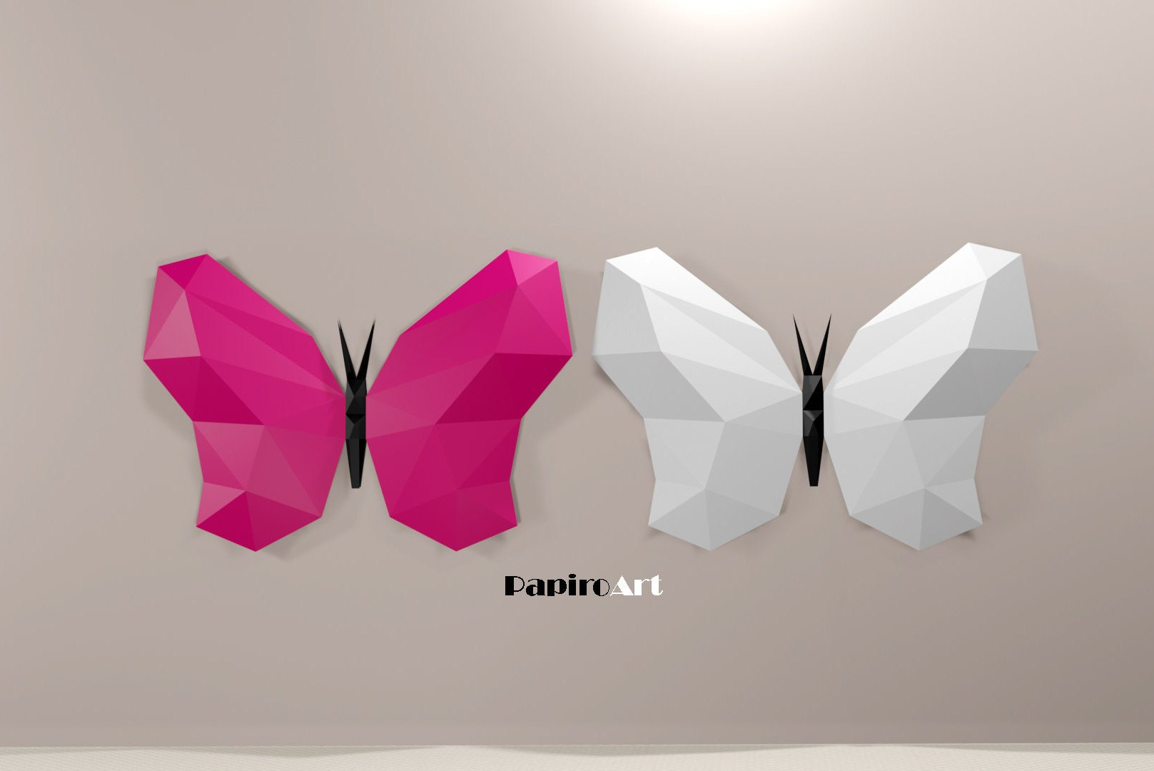 Burretfly Wall Decor Papercraft Butterfly Butterfly on the - Etsy