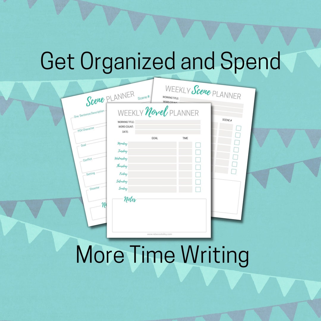 Author Planner, Writer Planner, Planners for Writers, Novel Planner ...
