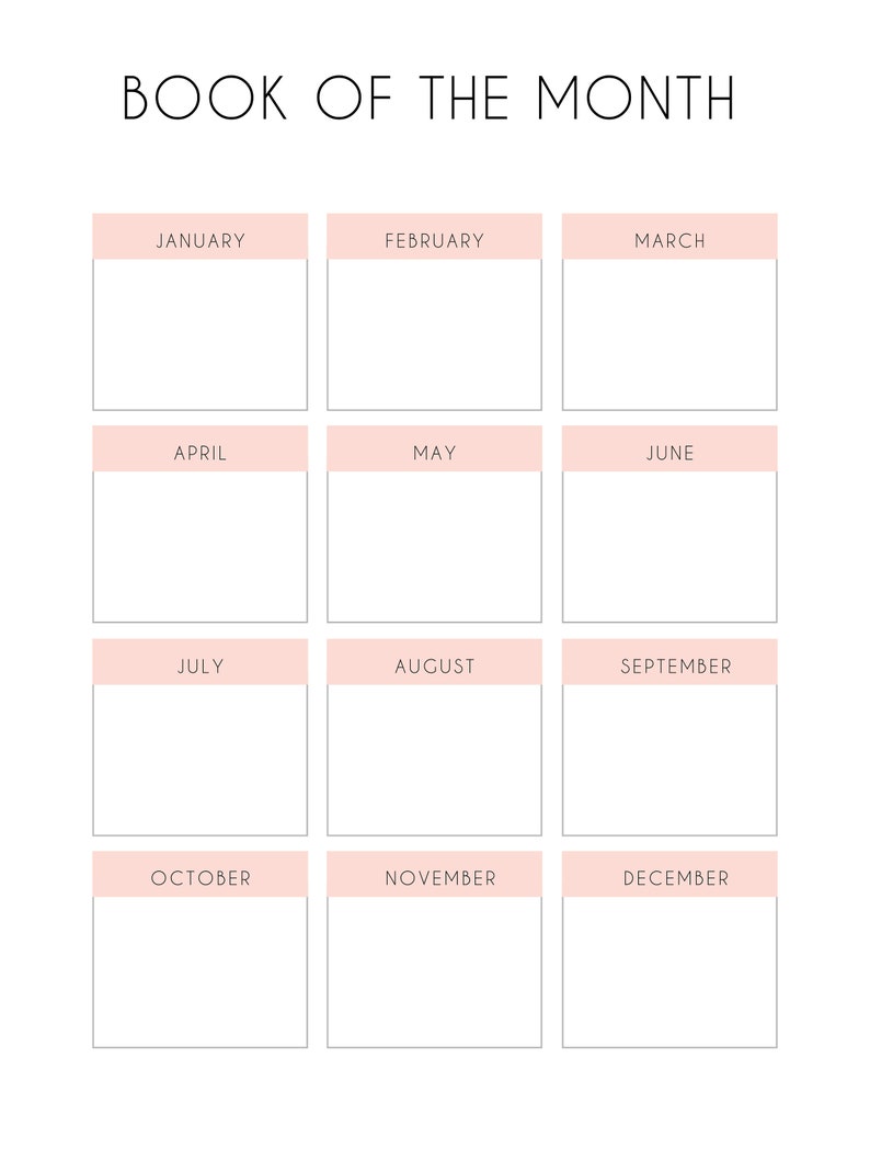 Book Journal Printable, Printable Reading Journal, Reading Tracker, Book Journal for Book Lovers ...