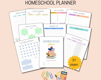 Homeschool Planner Homeschool Printable Homeschool Schedule - Etsy