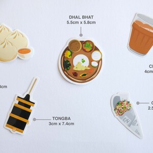 Nepali Culture Stickers | Animal, Food, Culture | Glossy-coated Vinyl ...