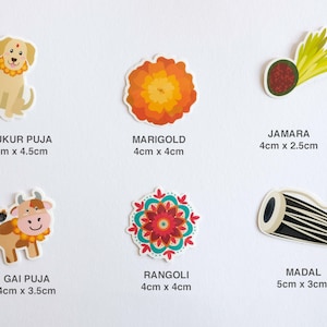 Nepali Culture Stickers | Animal, Food, Culture | Glossy-coated Vinyl ...