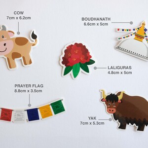 Nepali Culture Stickers | Animal, Food, Culture | Glossy-coated Vinyl ...