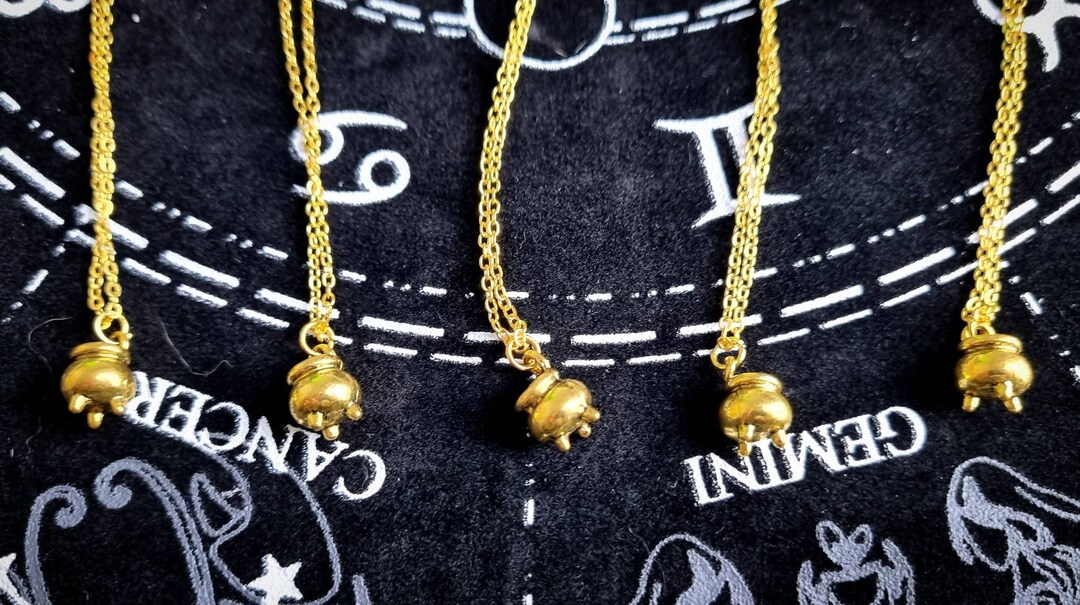 Cute Cauldron Pendant Necklace - Etsy