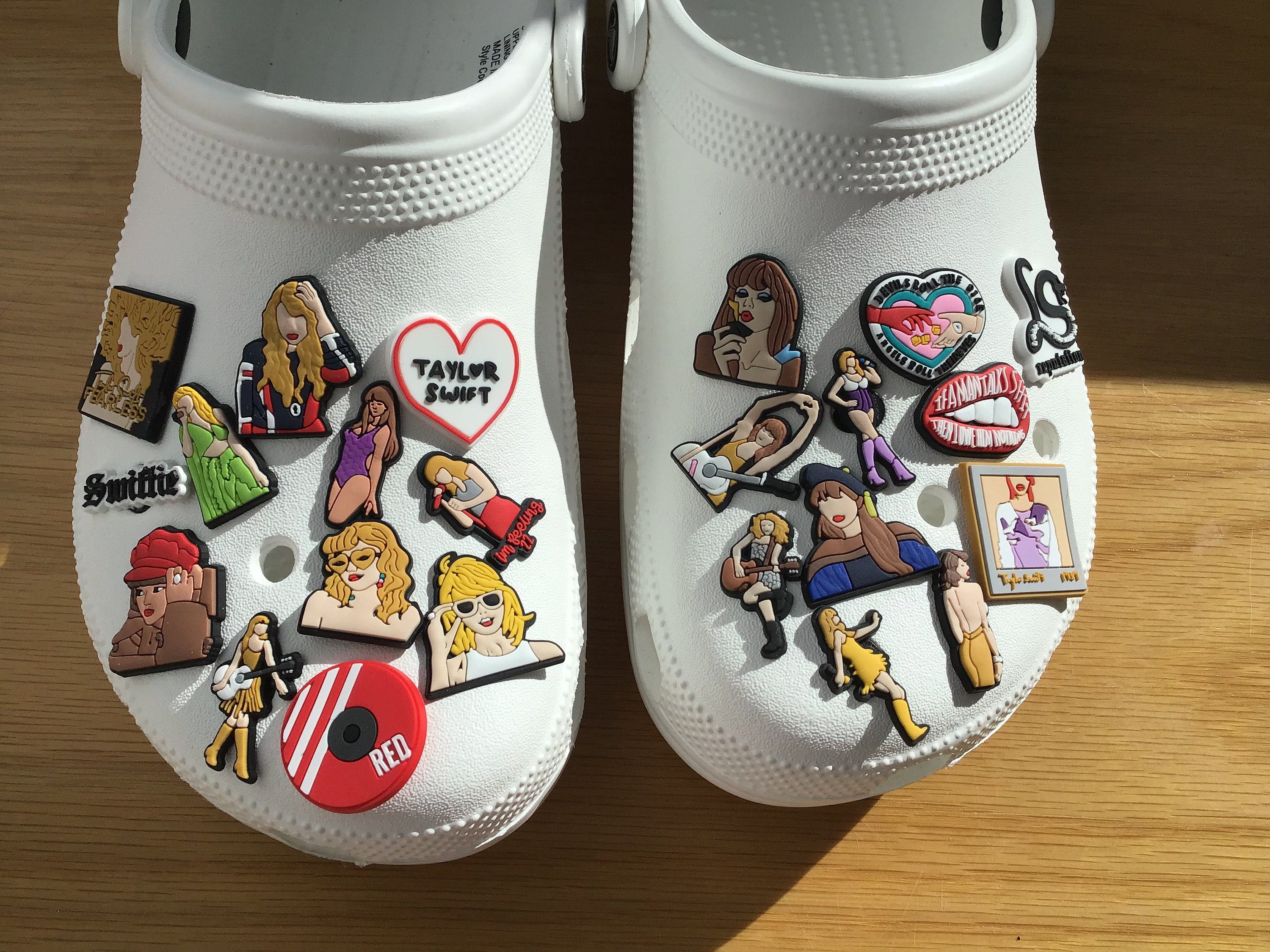 TAYLOR SWIFT Singer Female Celebrity Crocs Shoe Charms | Bracelet ...