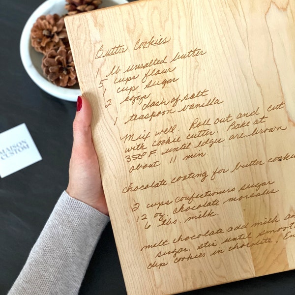 Handwritten Recipe - Etsy