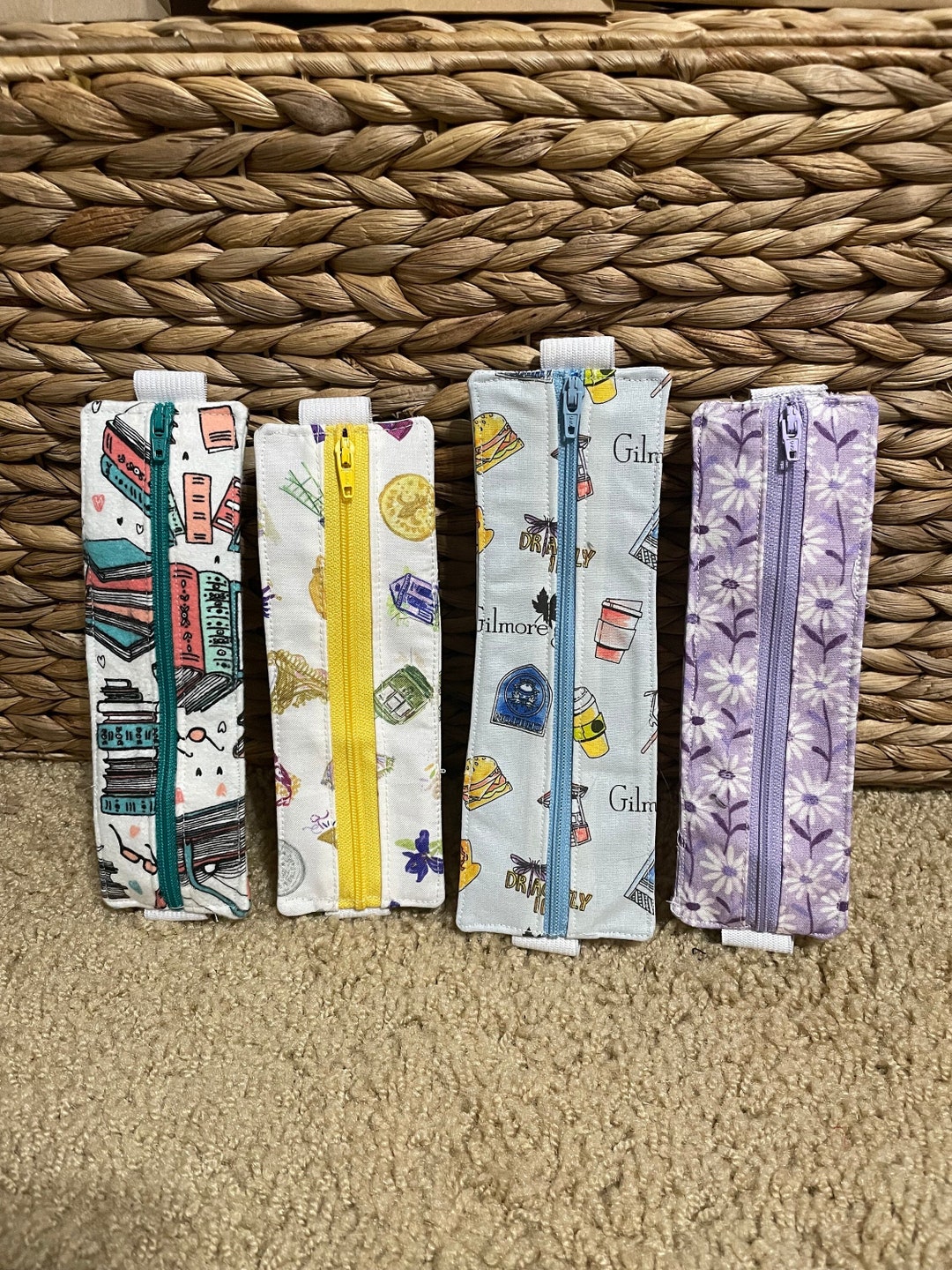 Zippered Book/notebook/journal Pen Pouch - Etsy