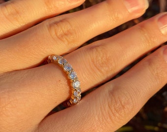 3mm Diamond Ring | Etsy