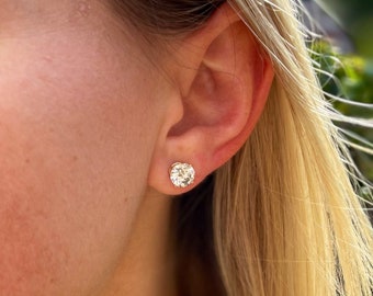 Lab Grown Yellow Diamond Earrings - Etsy