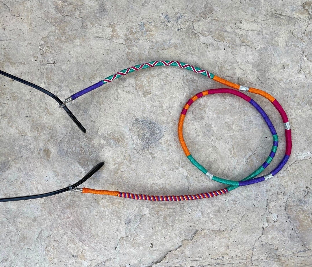 Multicolor Sunglass Strap Holder, Glass Cord Rope Holder - Etsy