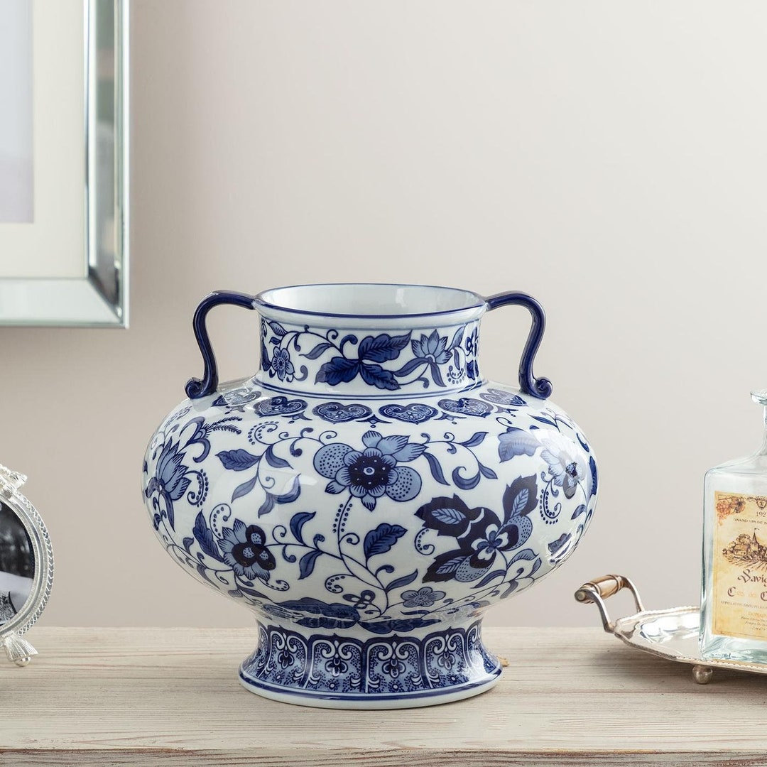 Tile Style Decorative Object, Home Decoration, Vintage Living, Bleu ...