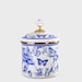 Blue Vintage Enamel Jar ,sugar Spice Cookie Jar - Etsy