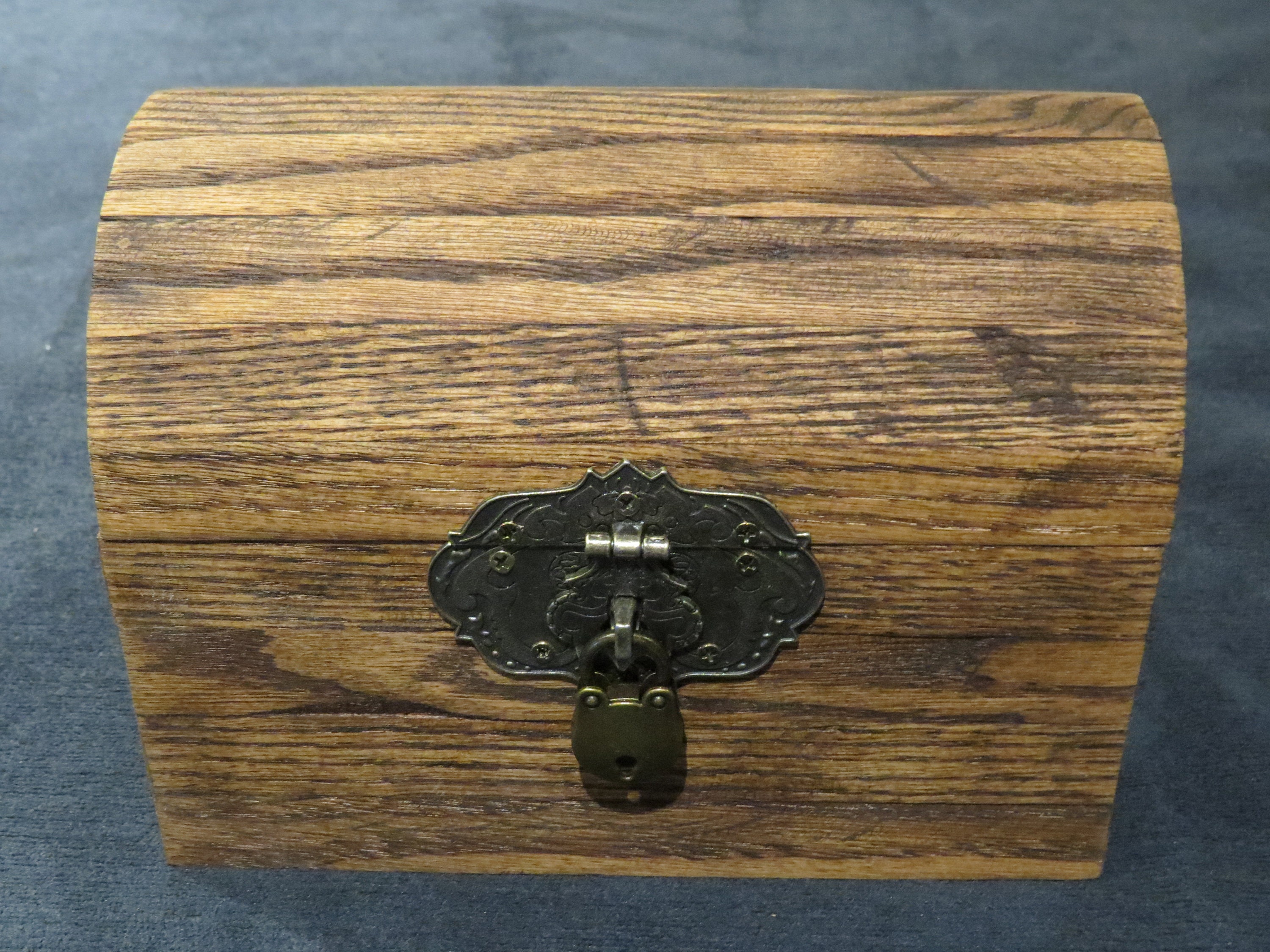Treasure Chest, Red Oak Treasure Chest, Mid Size Treasure Chest, Box ...