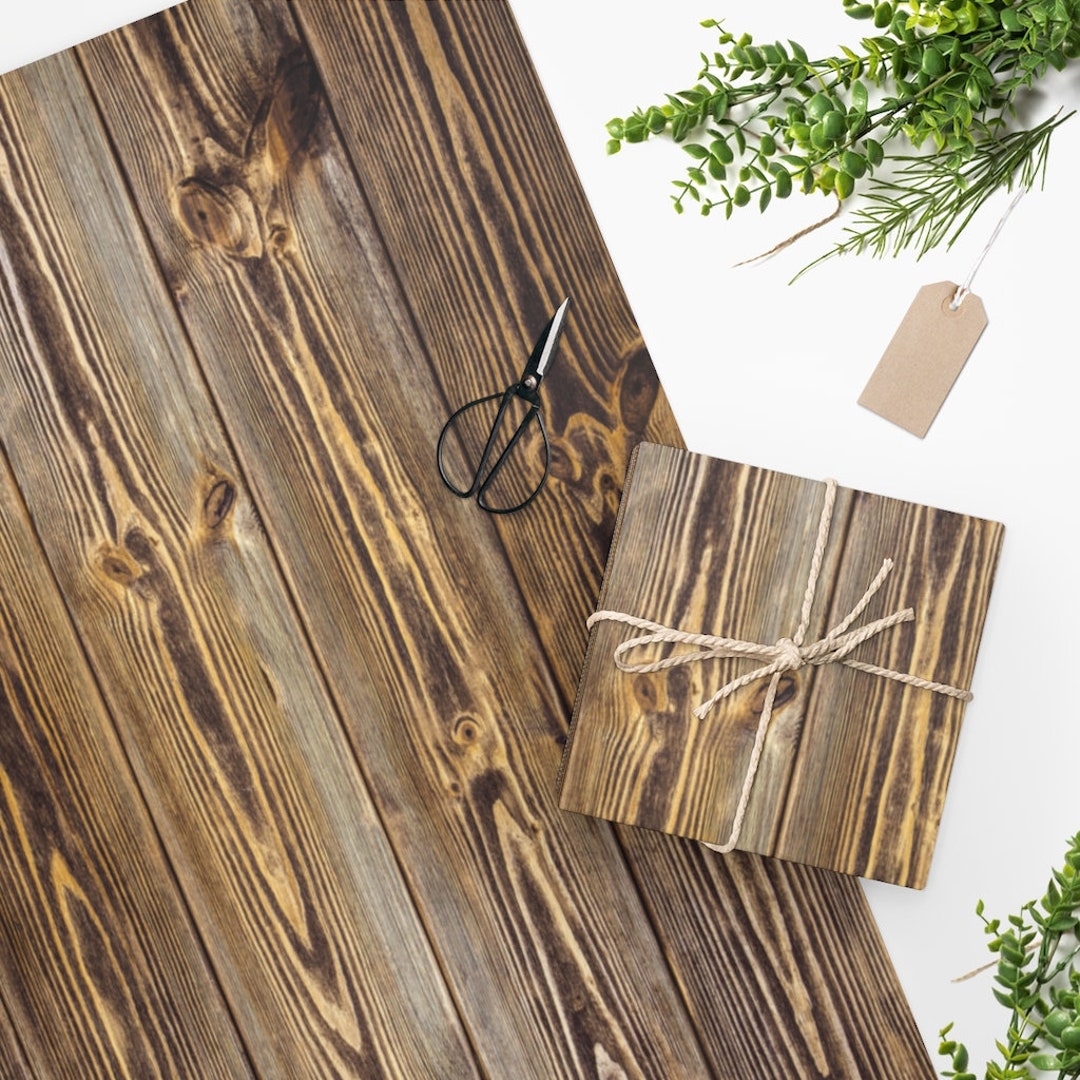 Wood Gift Wrap, Eco Design Wrapping Paper - Etsy