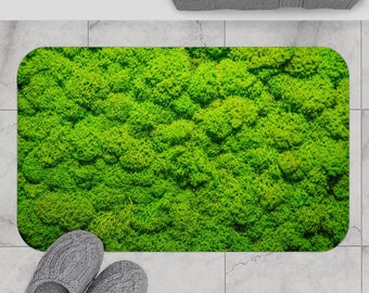Moss Green Bath Mat - Etsy