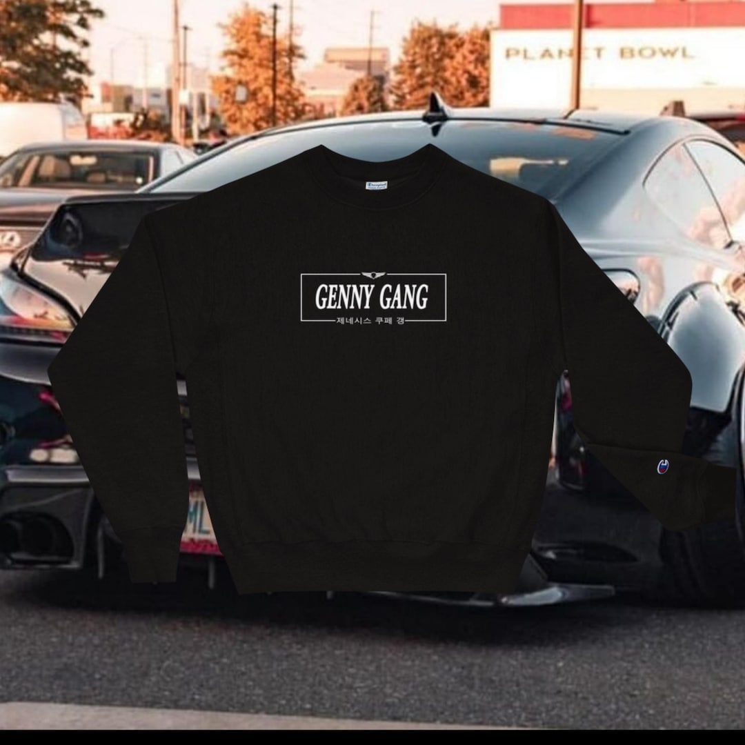 Genny Gang X Champion Sweatshirt | Genesis Coupe - Etsy