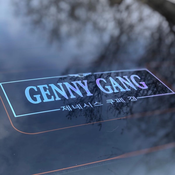 Genny Gang Car Decal - Etsy
