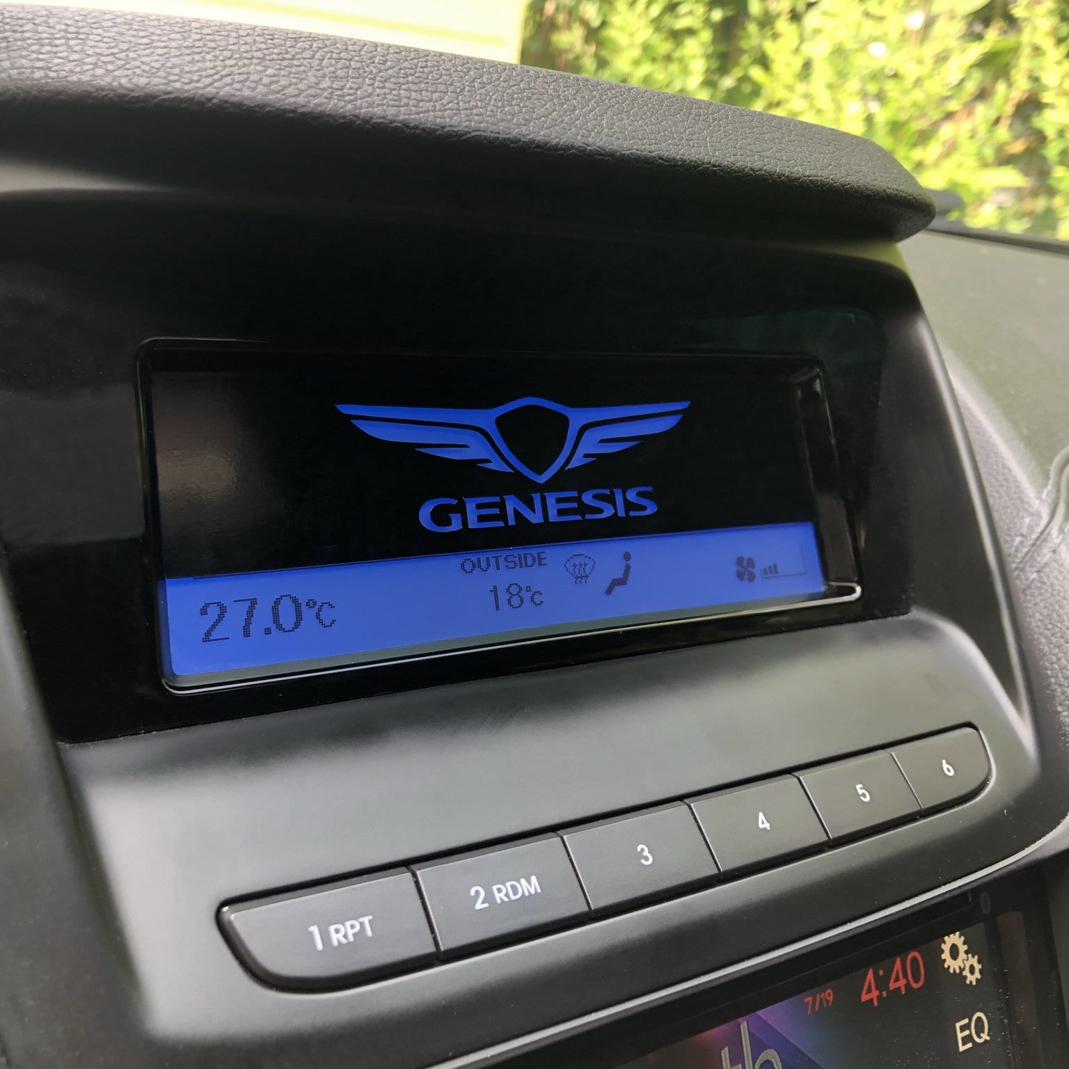 Blue Screen Vinyl Sticker | Genesis Coupe - Etsy