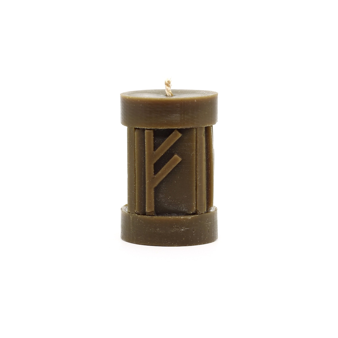 Fehu Rune Pillar Candle Northern Runes Scandinavian Art Statue Unique ...