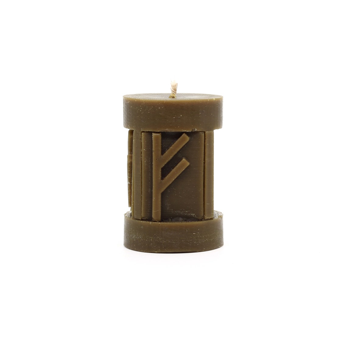 Fehu Rune Pillar Candle Northern Runes Scandinavian Art Statue Unique ...