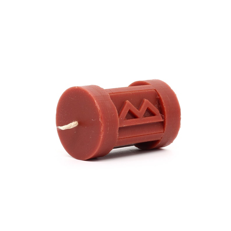 Berkana Rune Pillar Candle Northern Runes Scandinavian Art - Etsy