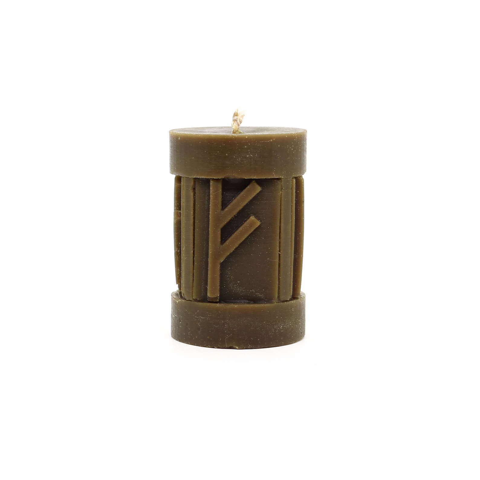 Fehu Rune Pillar Candle Northern Runes Scandinavian Art Statue Unique ...