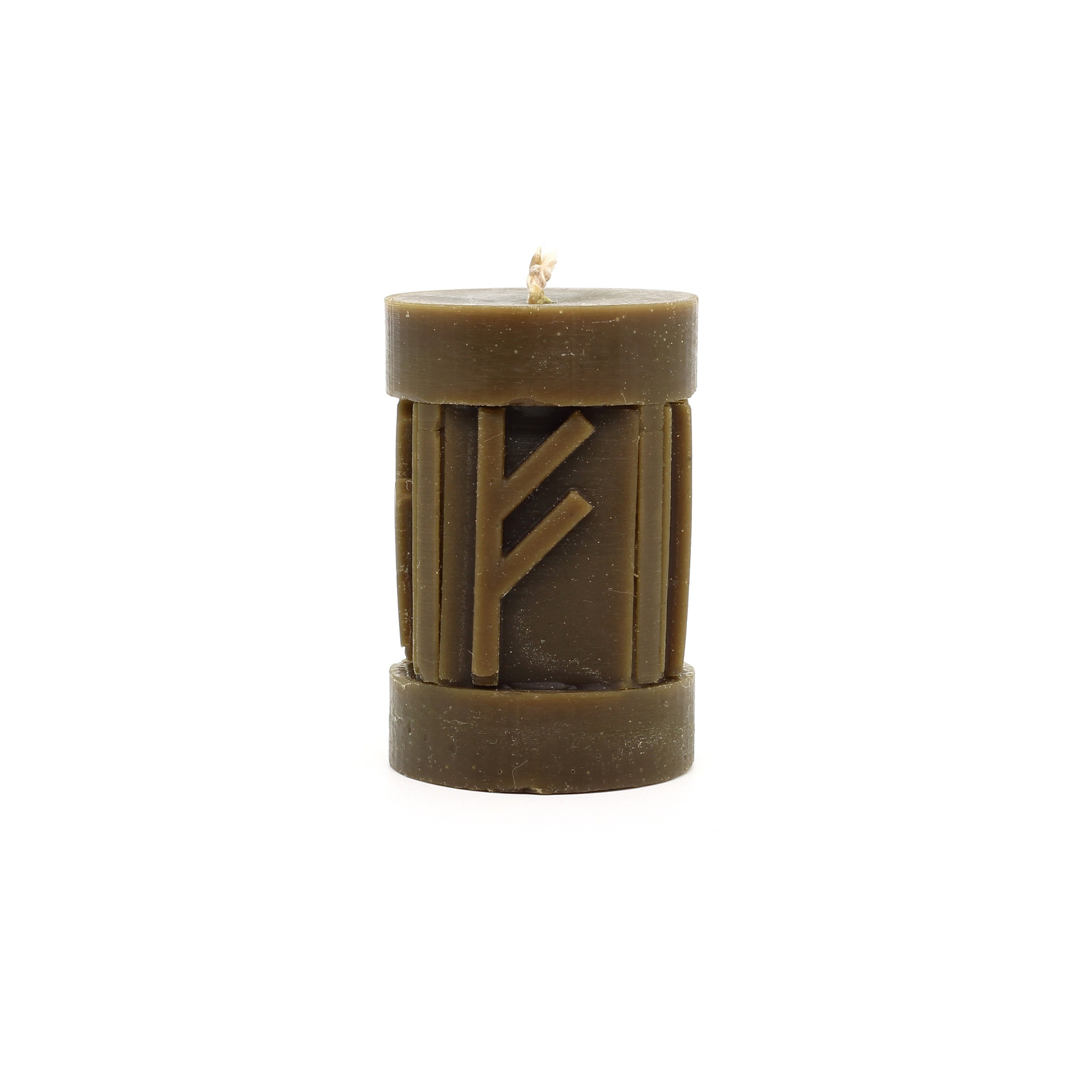Fehu Rune Pillar Candle Northern Runes Scandinavian Art Statue Unique ...