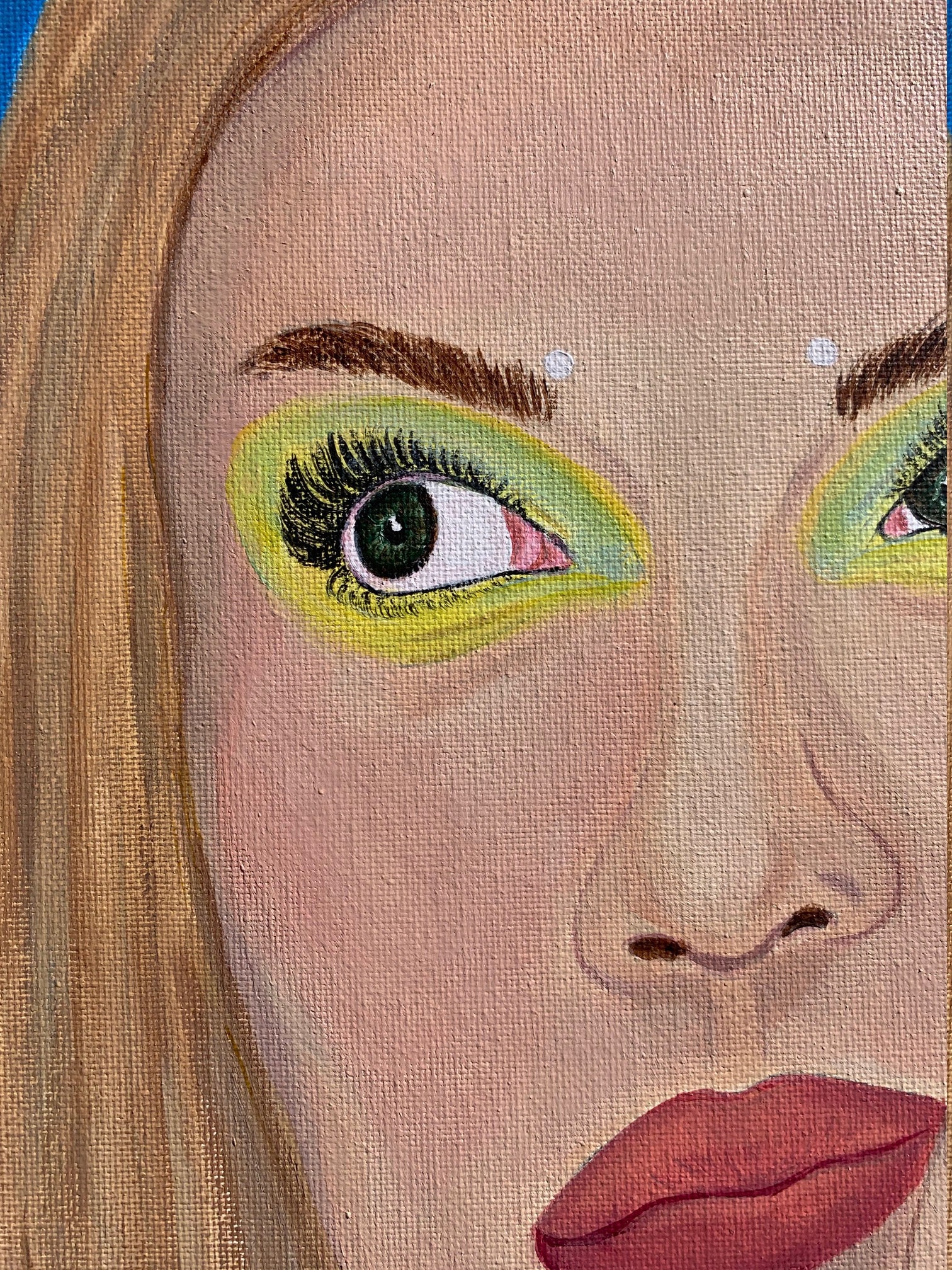 Halsey Original Painting Artwork Fanart - Etsy