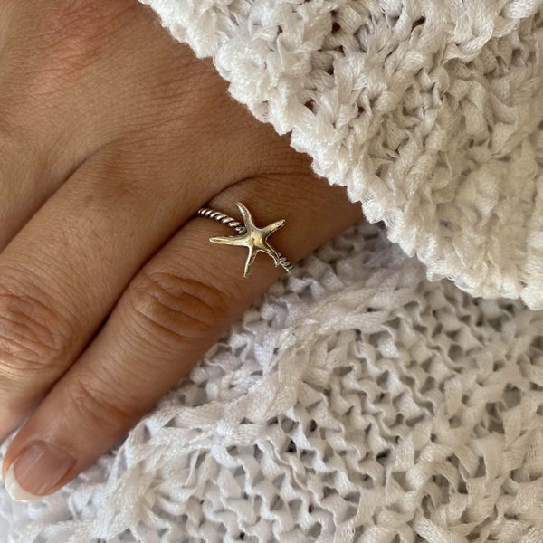 Starfish Ring - Etsy