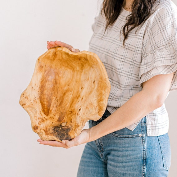 Natural Fir Root Wood Bowl for Decor Salad Fruit More - Etsy
