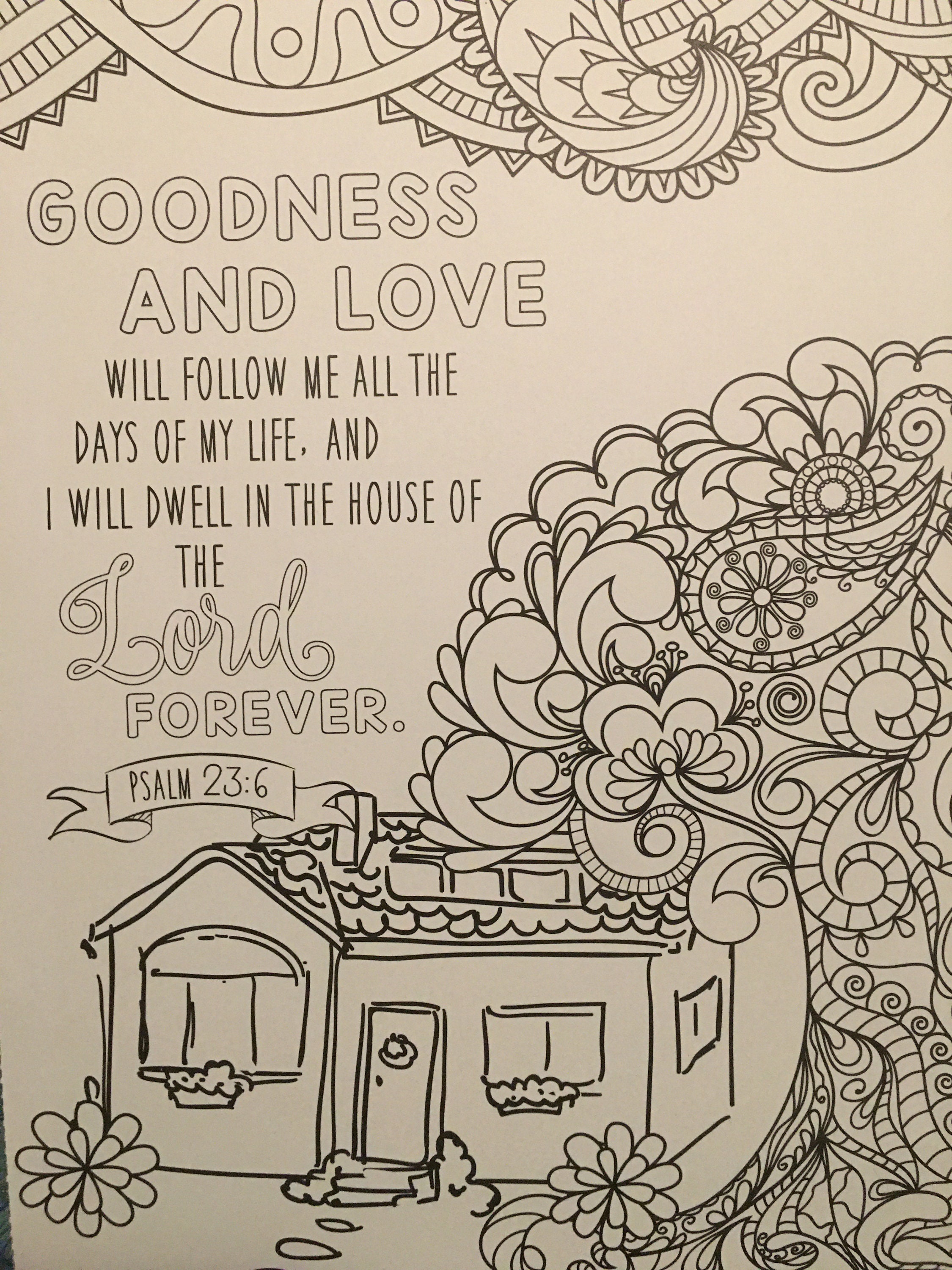 Christian Printable Coloring Pages Instant Download Big Print ...