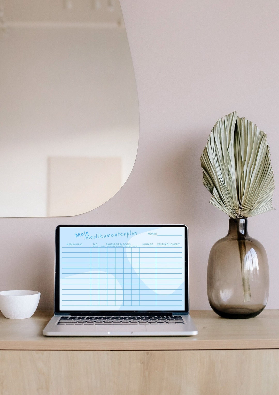 Medication Plan Keep Track Tablets and Medications Blue - Etsy